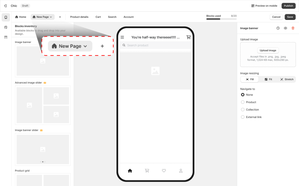 OneMobile V2.5: Add Custom Pages + Drive Sales With BON & BOGOS